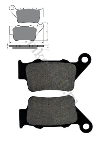 Колодки задние BAJAJ Boxer / Pulsar / Dominar